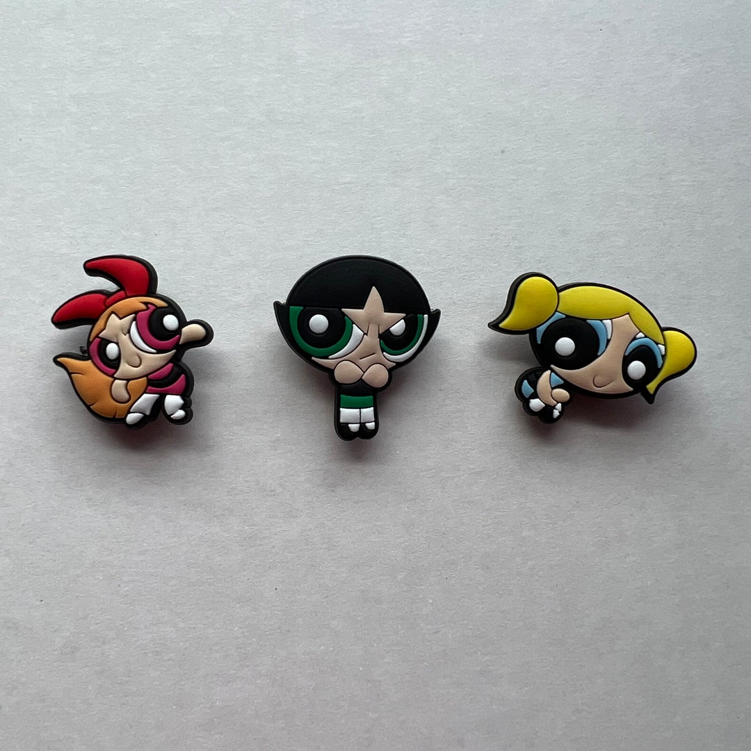 Powerpuff Girl Croc Charms Blossom Bubbles Buttercup - Etsy