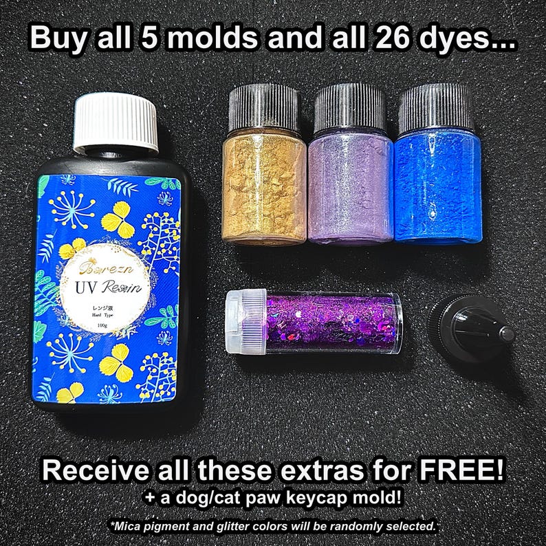 Make Your Own Resin Keycaps – DIY Craft Kit for Custom Artisan Keycaps ...