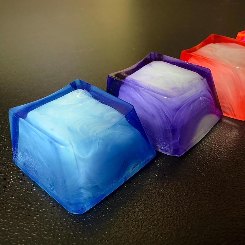 Ethereal Smoke Keycap - Custom Resin Artisan (choose Your Own Color ...