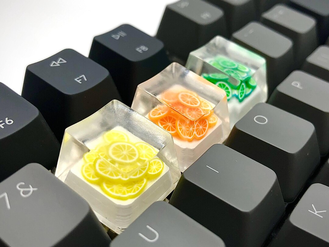 Custom Handmade Artisan Resin Keycap Spacebar/escape/shift/backspace ...