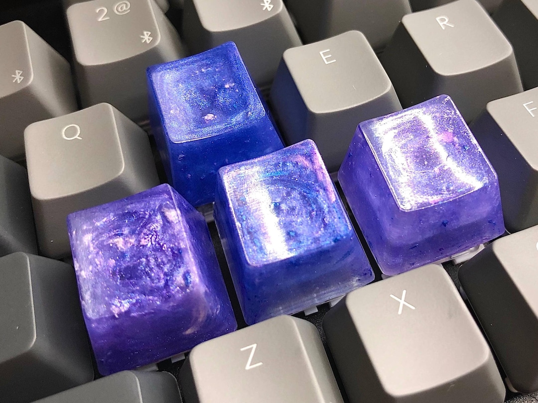 Custom Handmade Artisan Resin Keycap Spacebar/escape/shift/backspace ...