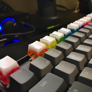 Custom Handmade Artisan Resin Keycap - Spacebar/escape/shift/backspace ...