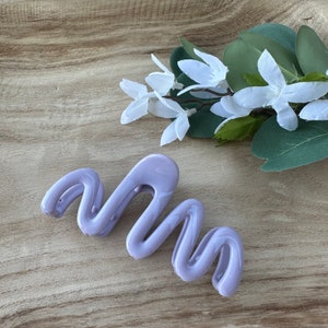 Large Wavy Claw Clip - Etsy
