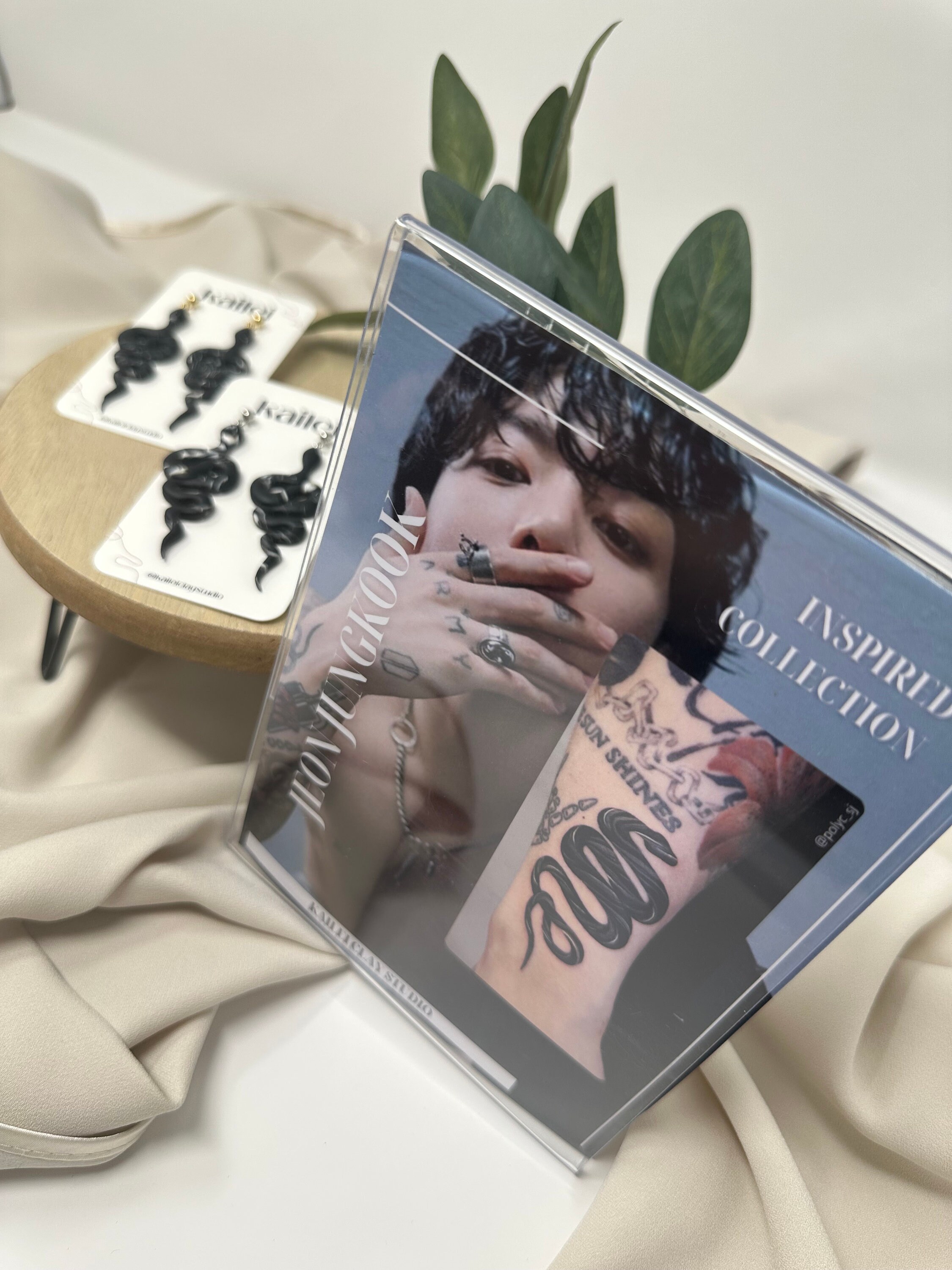 JUNGKOOK SNAKE TATTOO Jungkook Tattoo Inspired Polymer - Etsy