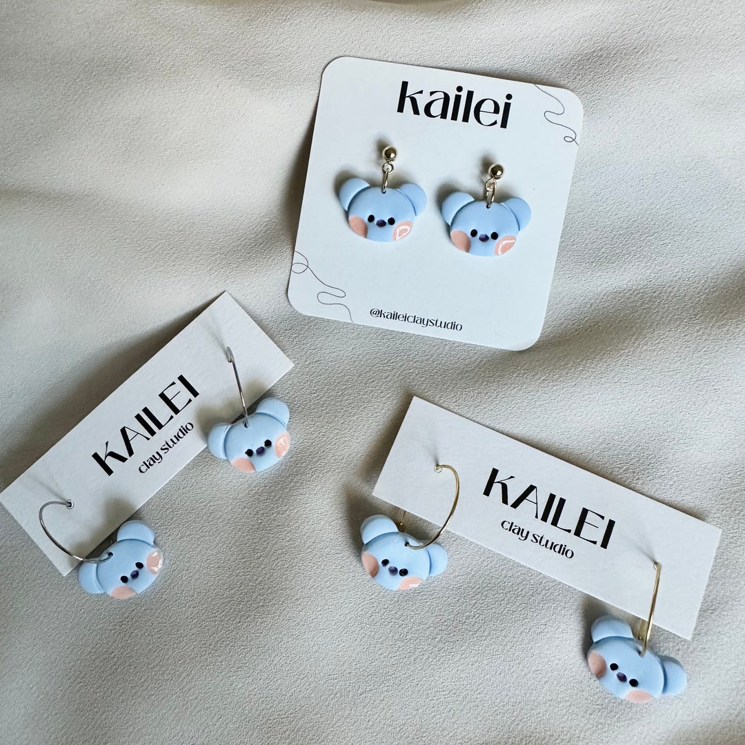 BT21 Minini Earrings Koya - Etsy