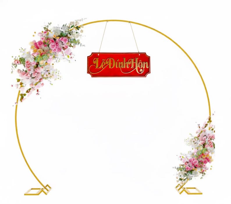 Le Dinh Hon Sign - Bảng Lễ Đính Hôn - Traditional Vietnamese Wedding ...