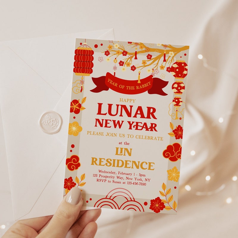 Chinese Invitation - Etsy