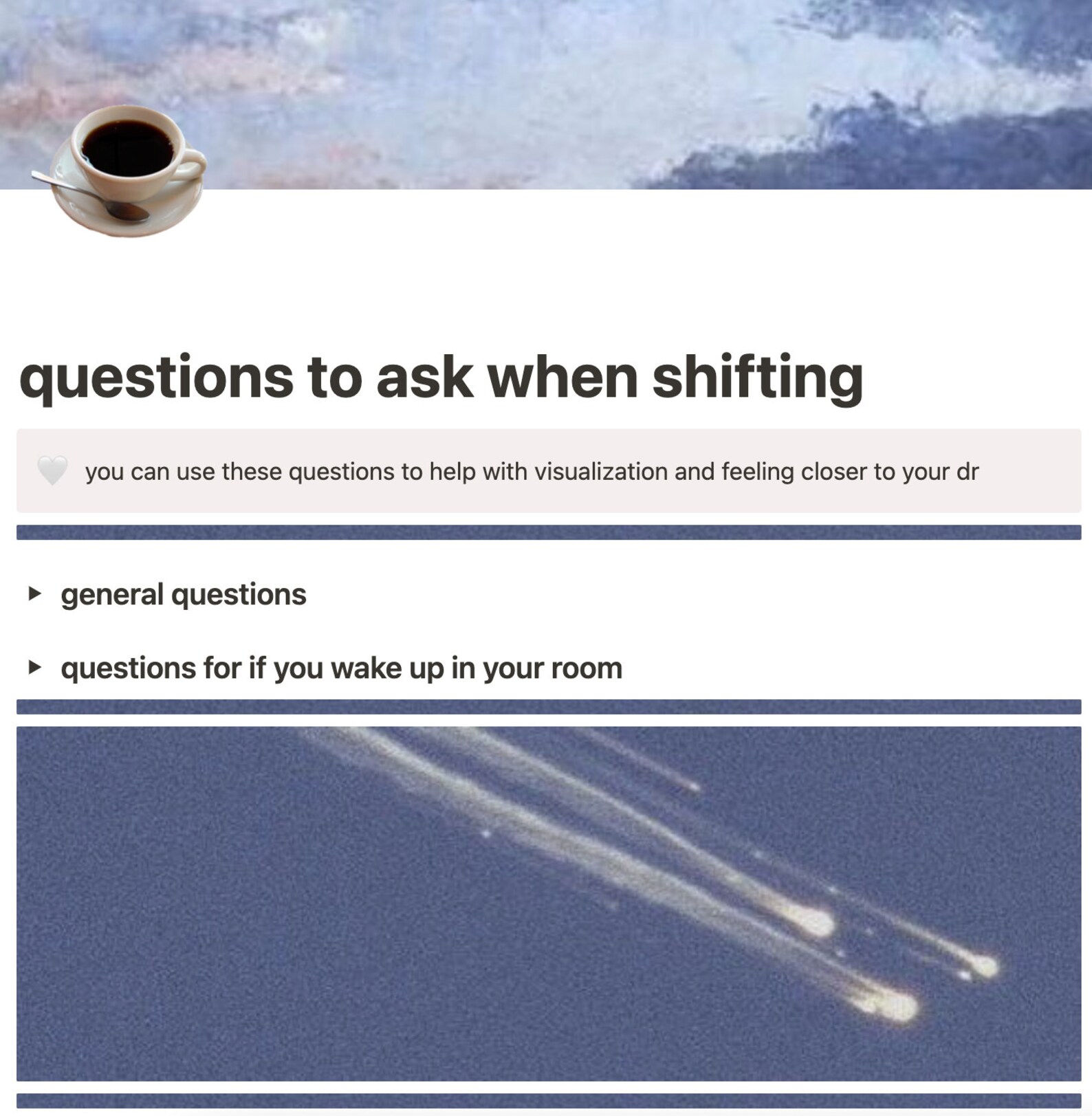 Reality Shifting Script Template Notion - Extremely Detailed - Etsy