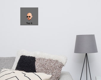 Top G Poster Art - Etsy
