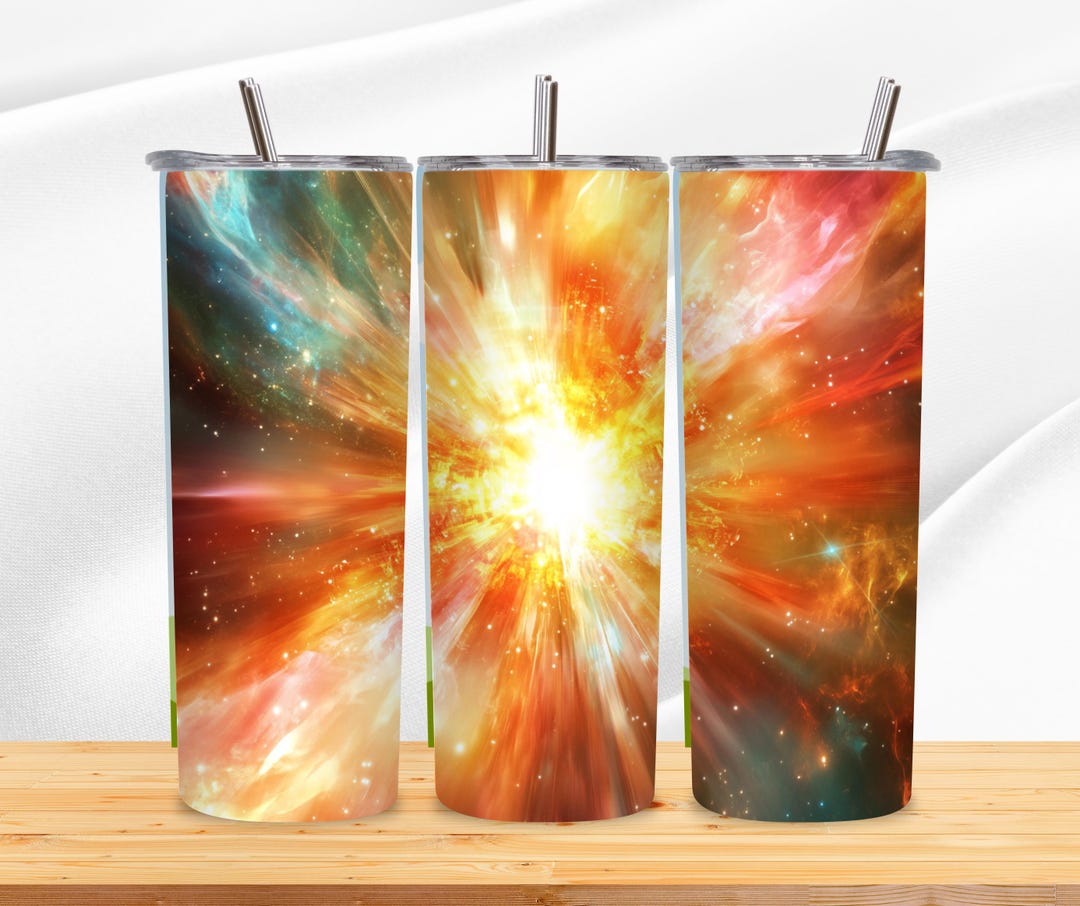 A Starburst Effect, Bright Colors Radiating From a Central Point ...