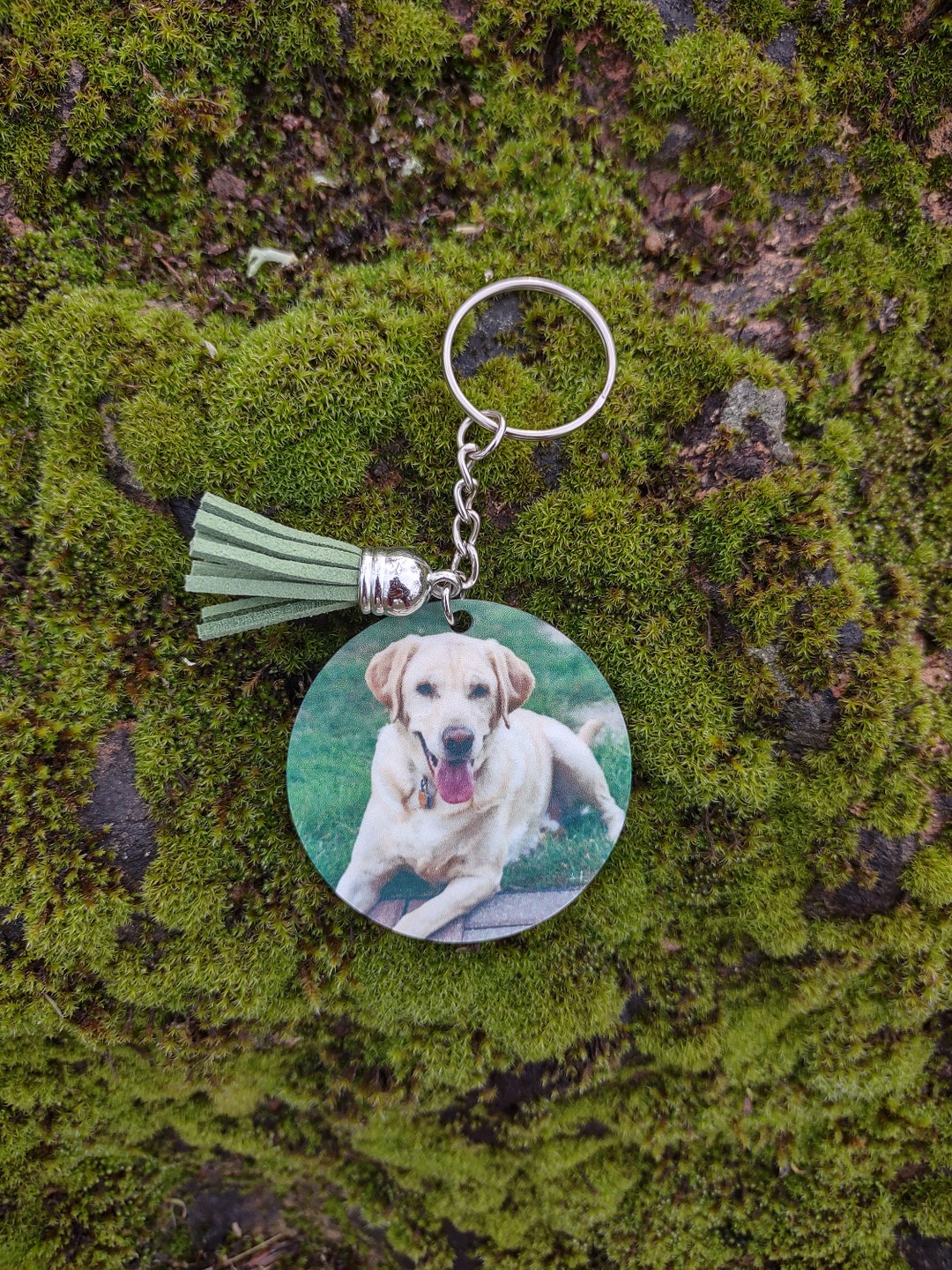 Double Sided Circular Custom Keychain | Custom Sublimated Photograph ...