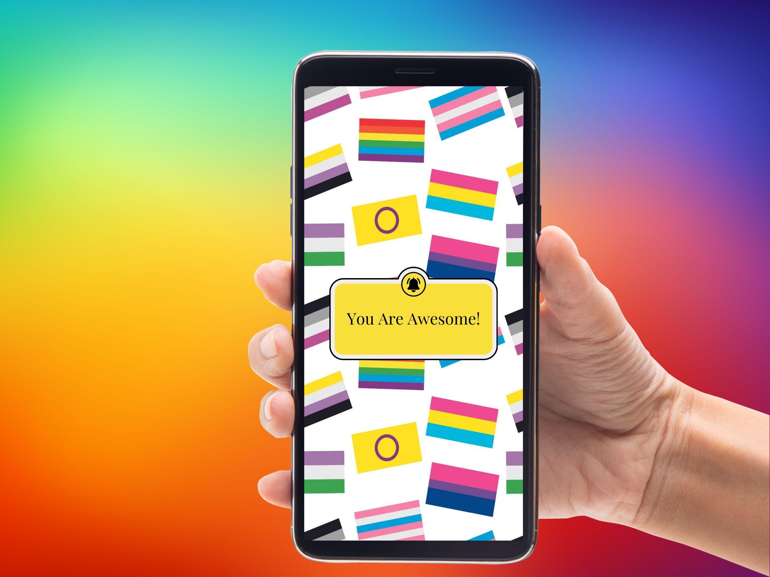 LGBTQ Digital Paper, LGBT Printable Rainbow Pride Junk Journal ...