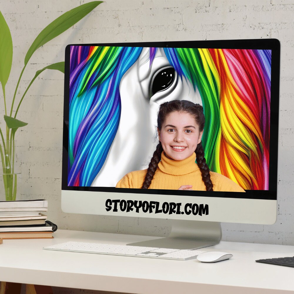 Magical Rainbow Unicorn Zoom Backgrounds Dreamy 1920 X 1080 - Etsy UK