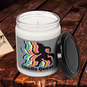 Smells Queer Werewolf Candle, Weirdcore Lycanthrope, Funny Gay Gifts ...