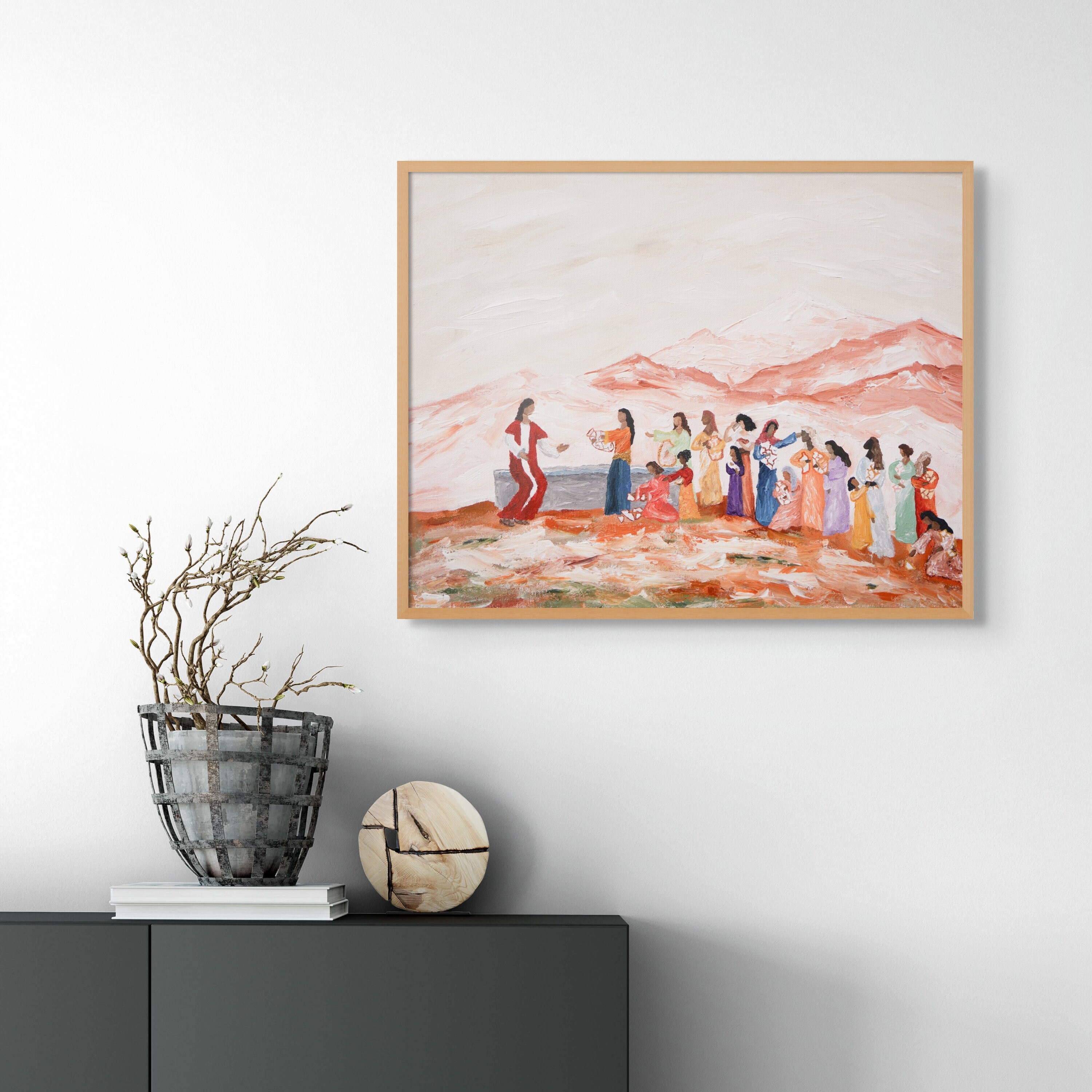 Women at the Well | Christian Art Print, LDS Art, Acrylic Painting ...
