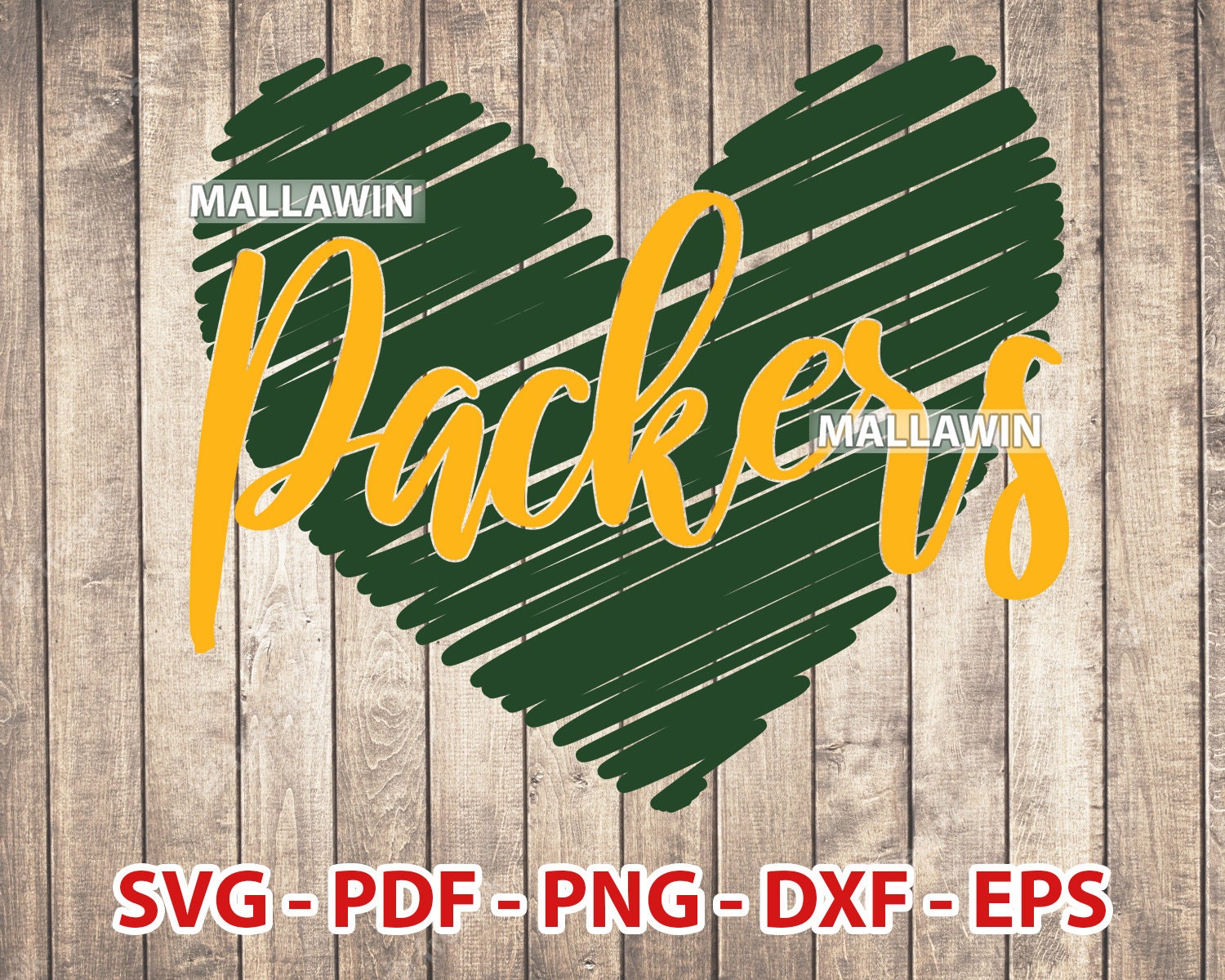 Packers Svg Football Love for Cutting With Cricut, Packers Png, Dxf ...