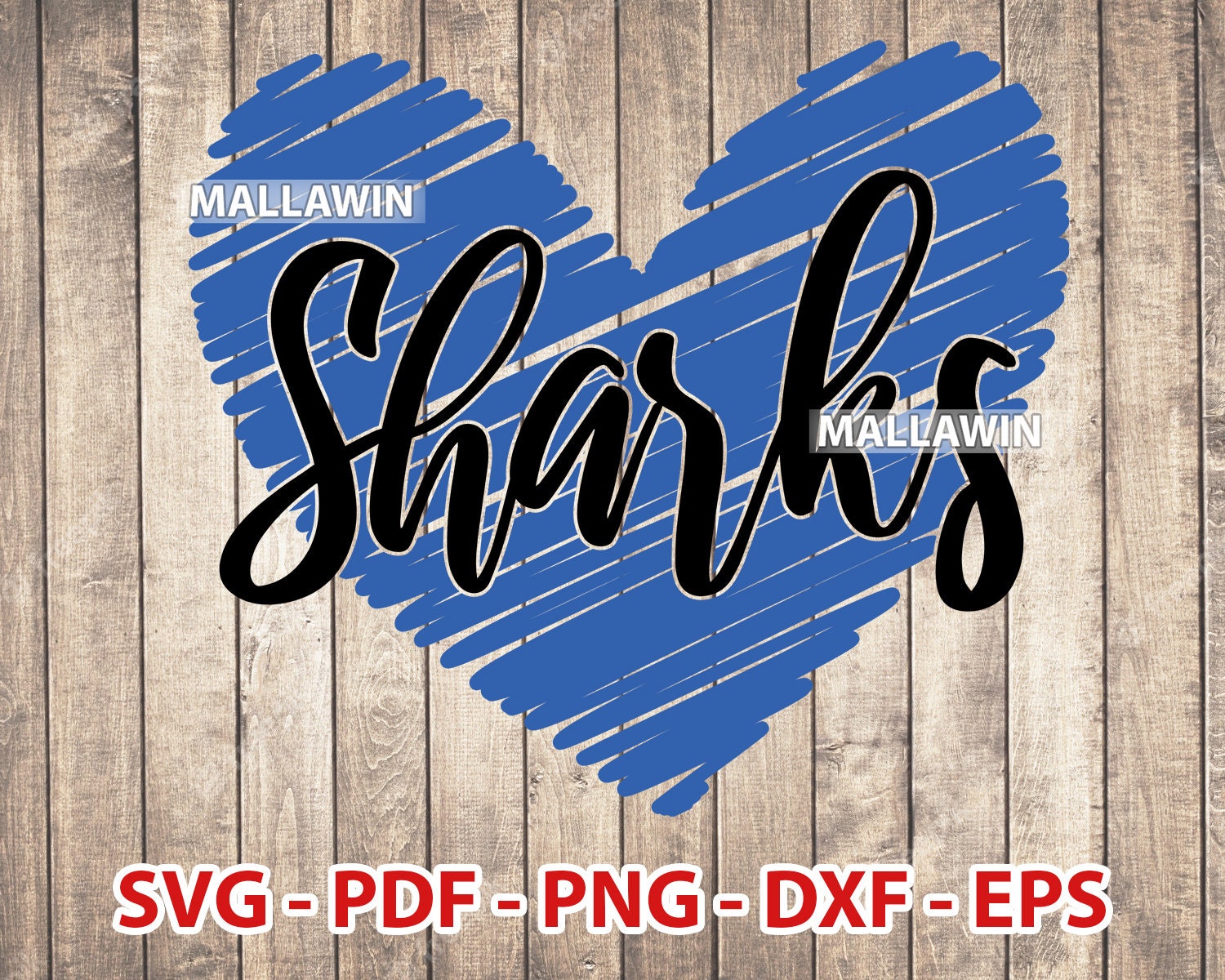 Sharks Svg Football Love for Cutting With Cricut, Sharks Png, Dxf, Eps ...