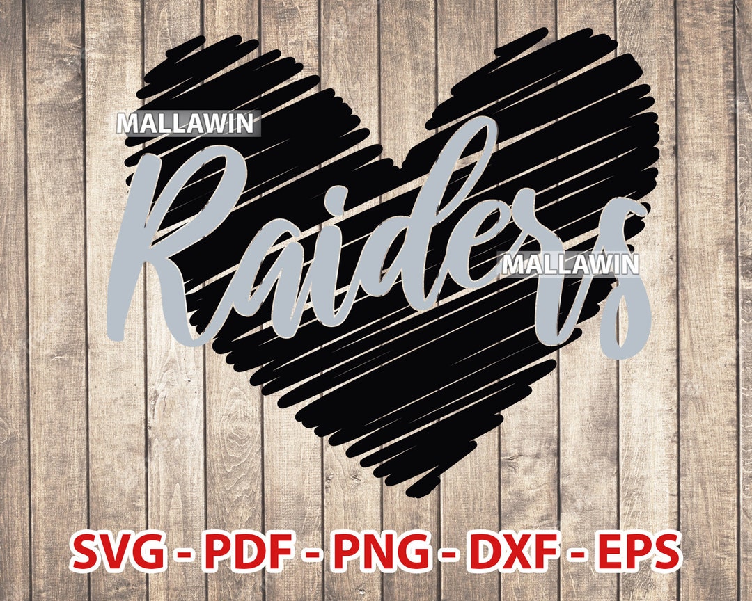 Raiders Svg Football Love for Cutting With Cricut, Raiders Falcons Png ...