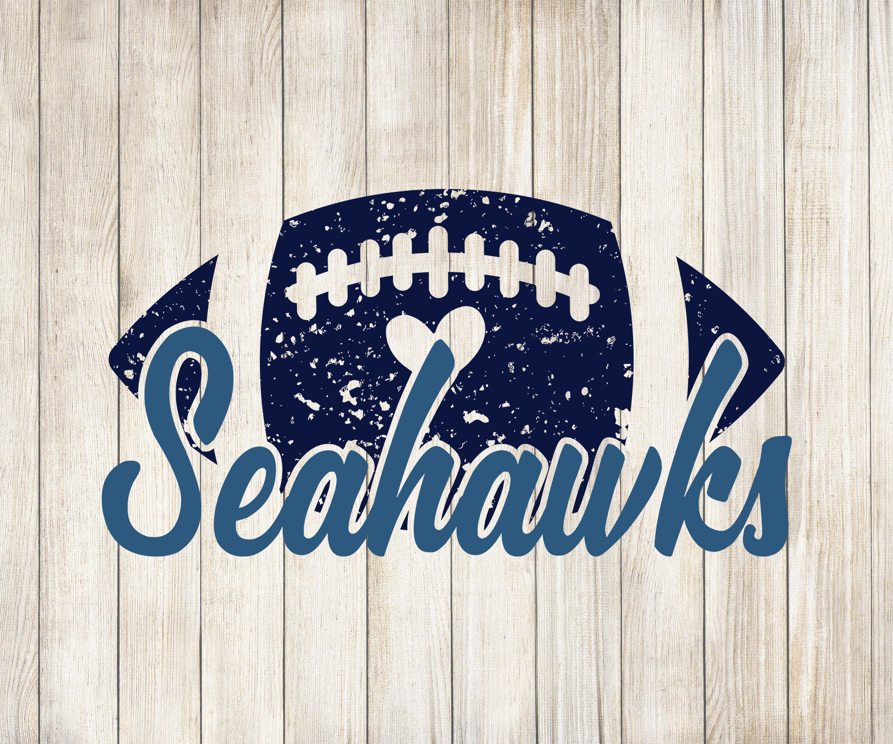 Seahawks Svg Football Distressed Love for Cutting With Cricut, Seahawks ...