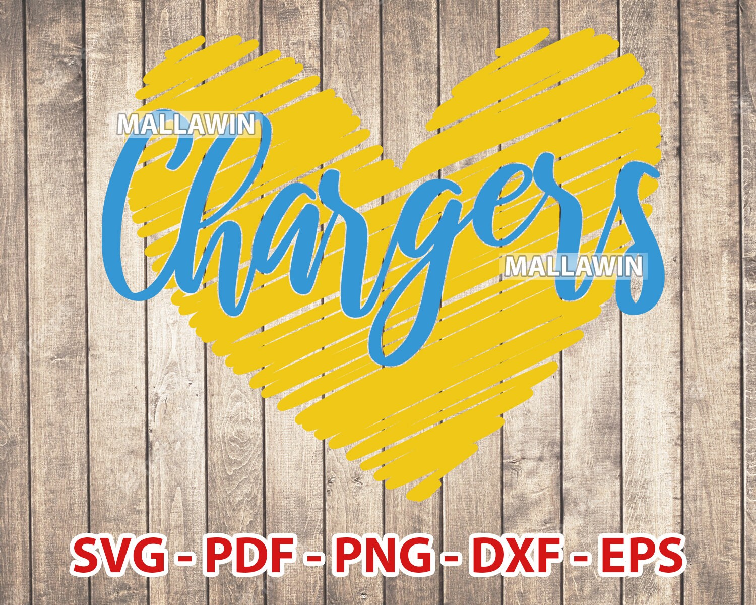 Chargers Svg Football Love for Cutting With Cricut, Chargers Png, Dxf ...