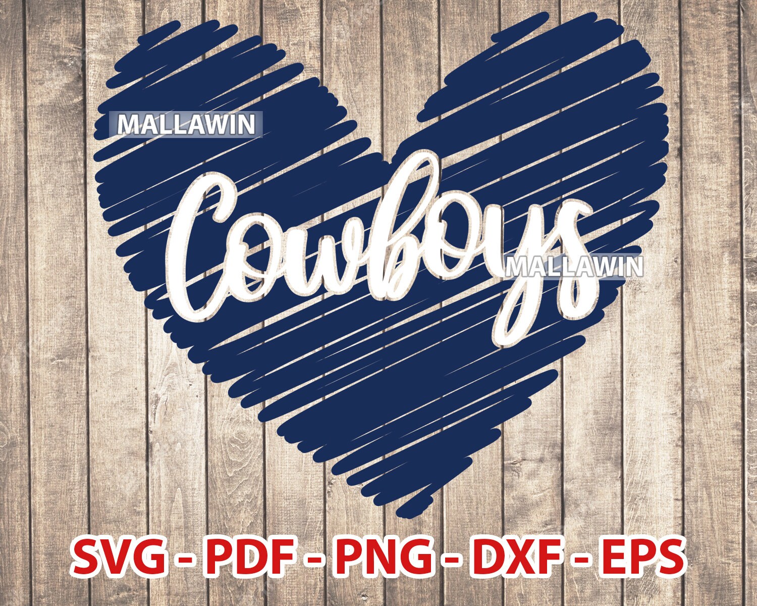 Cowboys Svg Football Love for Cutting With Cricut, Cowboys Png, Dxf ...