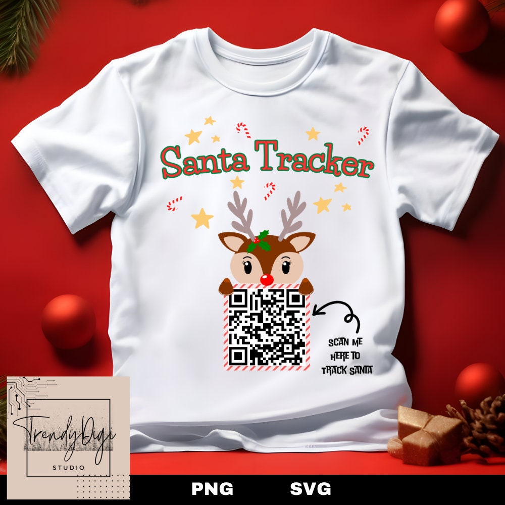 Christmas Santa Tracker Ornament PNG SVG, Christmas Ornament, Santa ...