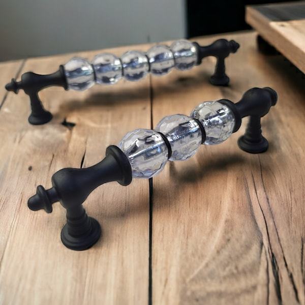 Crystal Cabinet Handles - Etsy