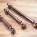 Copper Handle / Copper Cabinet Hardware / Copper Dresser Knobs ...