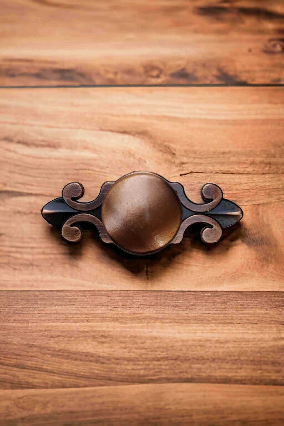 Leaf Design Copper Metal Button Handle – Elegant and Durable Furniture ...