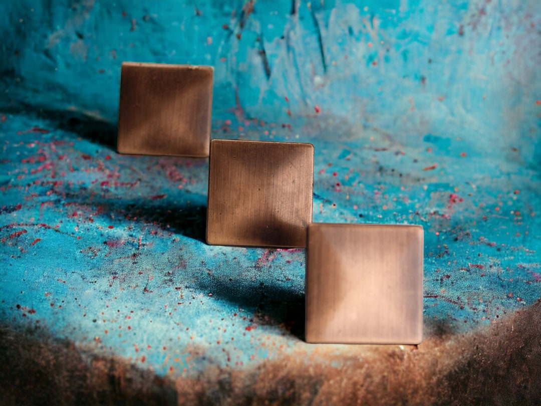 Copper Cabinet Hardware , Copper Cabinet Knobs , 1.38 in Drawer Pulls ...