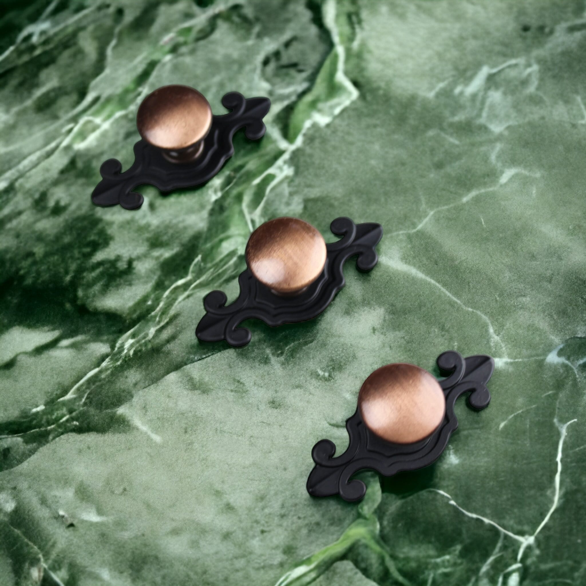 Copper Knobs Copper Handles Brass Knobs Round Brass - Etsy Australia