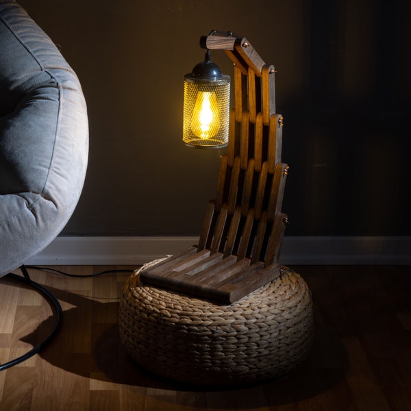 Handmade Wood Lamp - Etsy