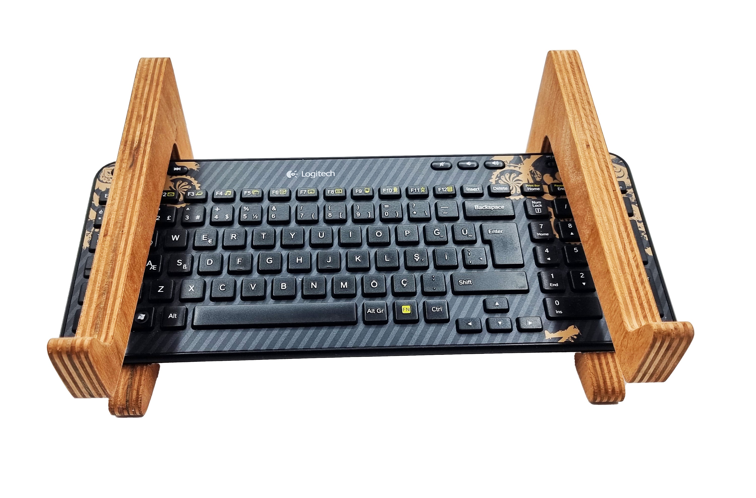 Wood Laptop Stand and Keyboard Stand, Laptop Riser - Etsy
