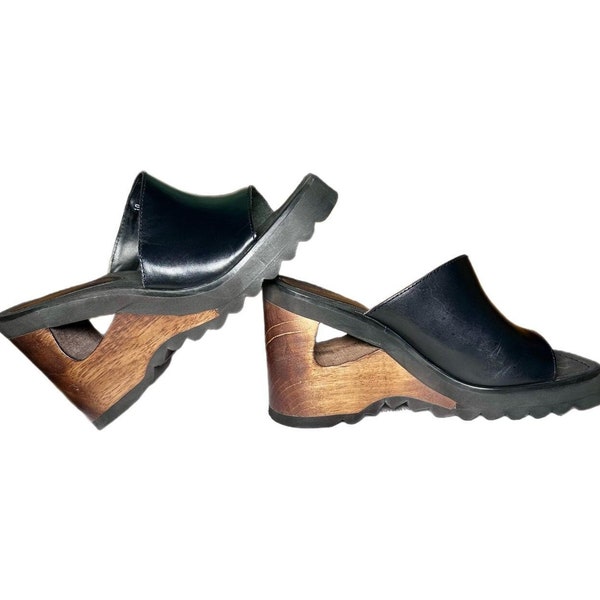 Wood Platform Sandal - Etsy