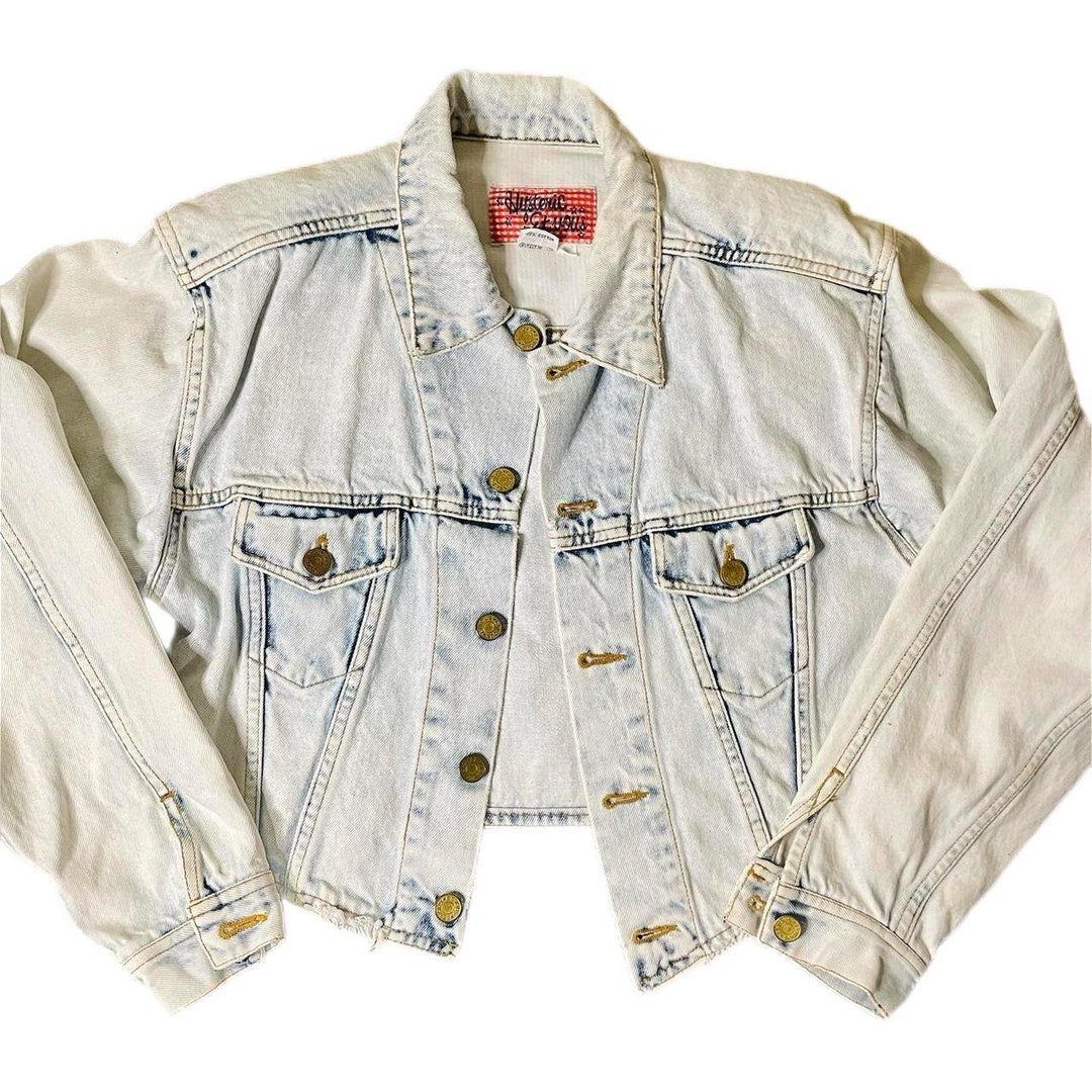 Insane Vintage 80’s “hysteric Et Vous” Designer Light Wash/acid Wash ...