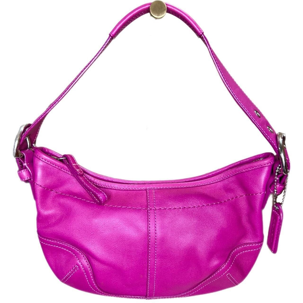Gorgeous Vintage Y2K Coach Leather Soho Hot Pink Shoulder Bag No. 9541 ...