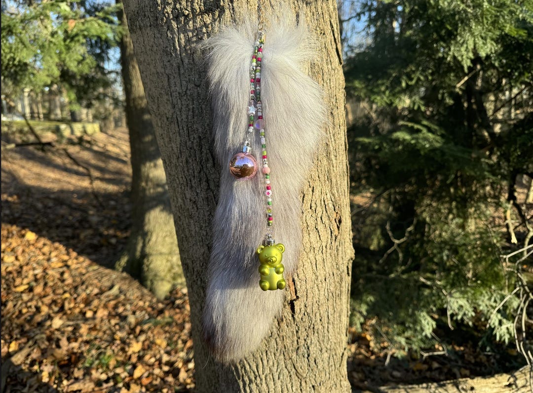 Beaded Xmas Ornament Indigo Fox Tail Therians, Furries, Christmas - Etsy