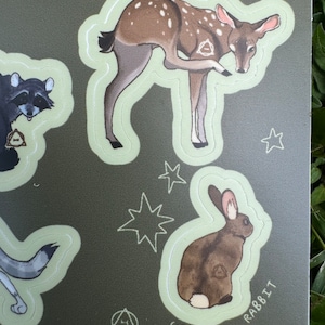 North American Theriotypes Sticker Sheet! Therians Nature Stickers - Etsy