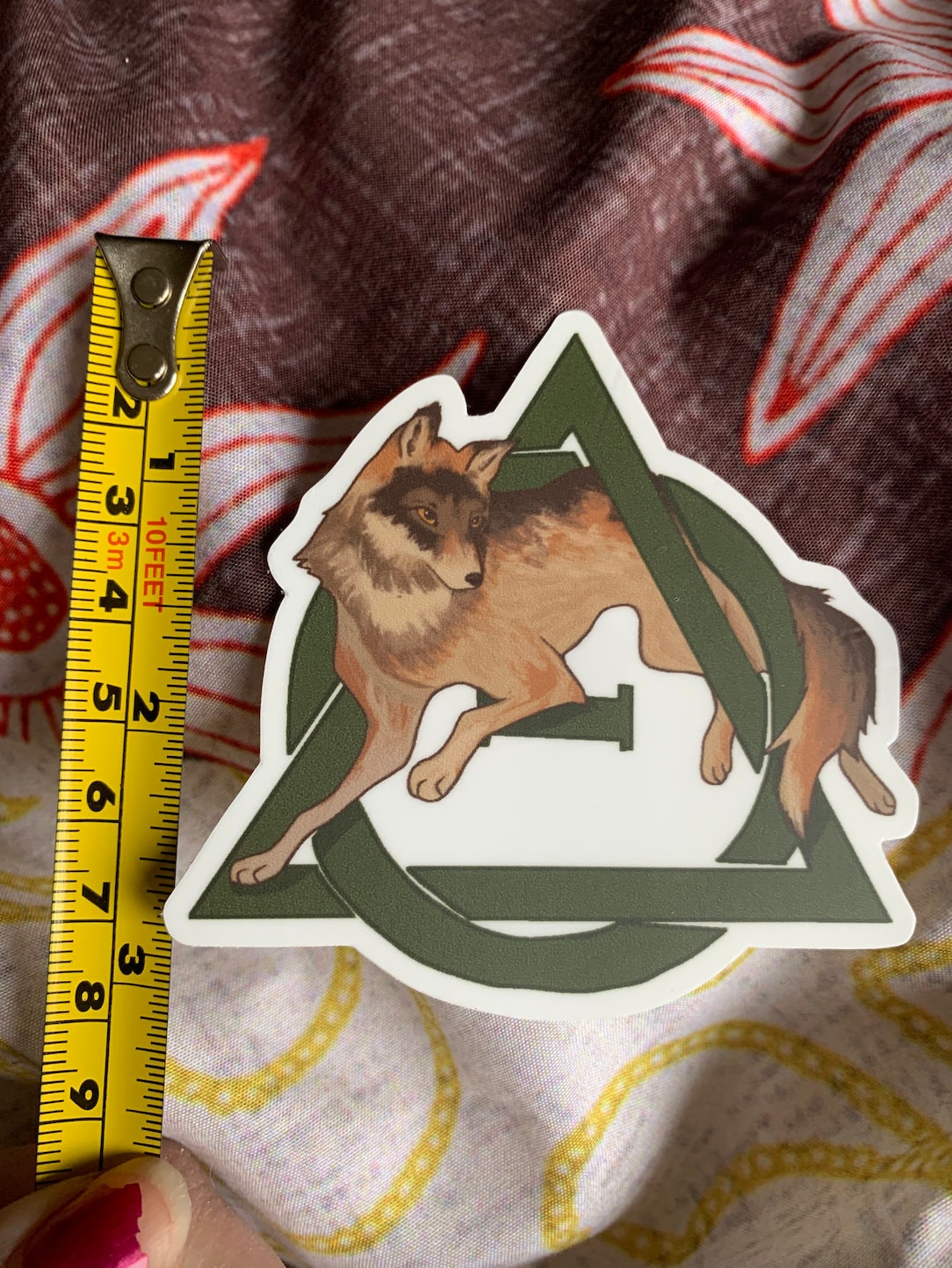 Theta Delta Wolf Coyote Therian Sticker Vinyl 3 Inch - Etsy