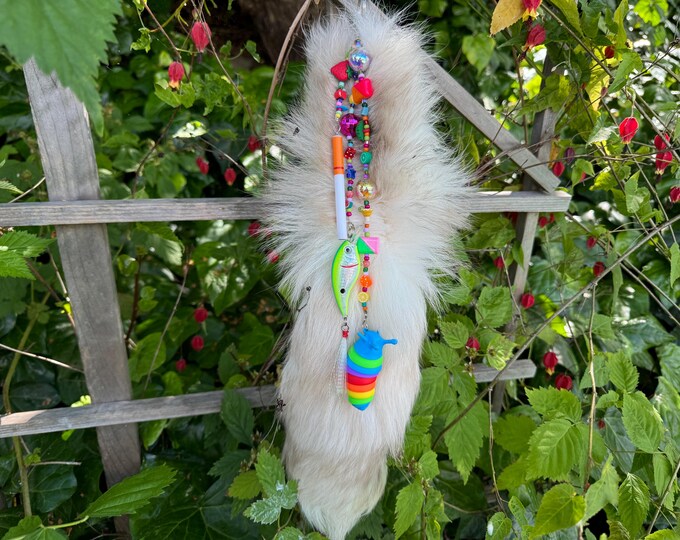 Summer Vacay Party Apricot Fox Tail! | Therians, Furries, Ren Faire - Etsy