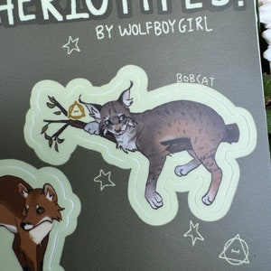 North American Theriotypes Sticker Sheet! Therians Nature Stickers - Etsy
