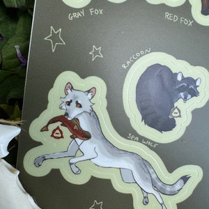 North American Theriotypes Sticker Sheet! Therians Nature Stickers - Etsy