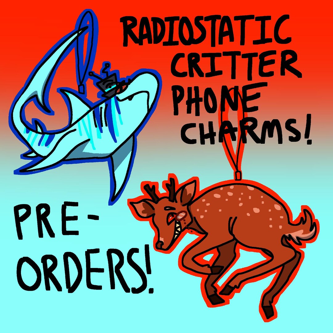 Radiostatic Critter Phone Charms PRE-ORDERS! | Hazbin Hotel Vox Alastor ...