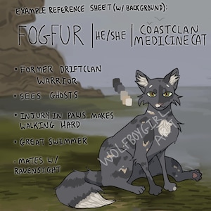 Custom Warrior Cats OC Ref Sheet Commissions! - Etsy