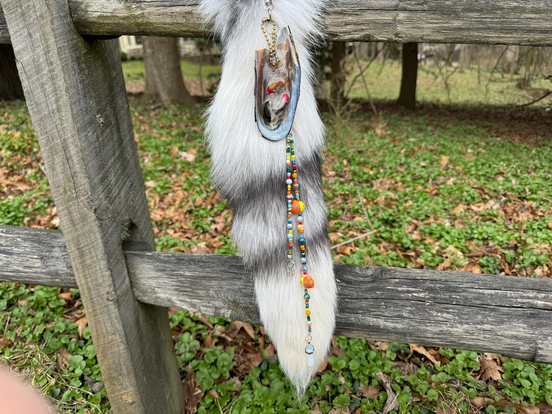 Koi Pond-themed Beaded Marble Fox Tail! | Therians, Furries, Otherkin ...