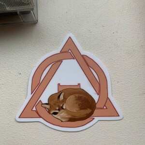 Theta Delta Fox Therian Sticker Vinyl 3 Inch - Etsy