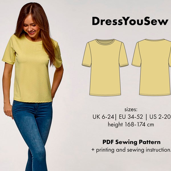 T Shirt Pattern - Etsy