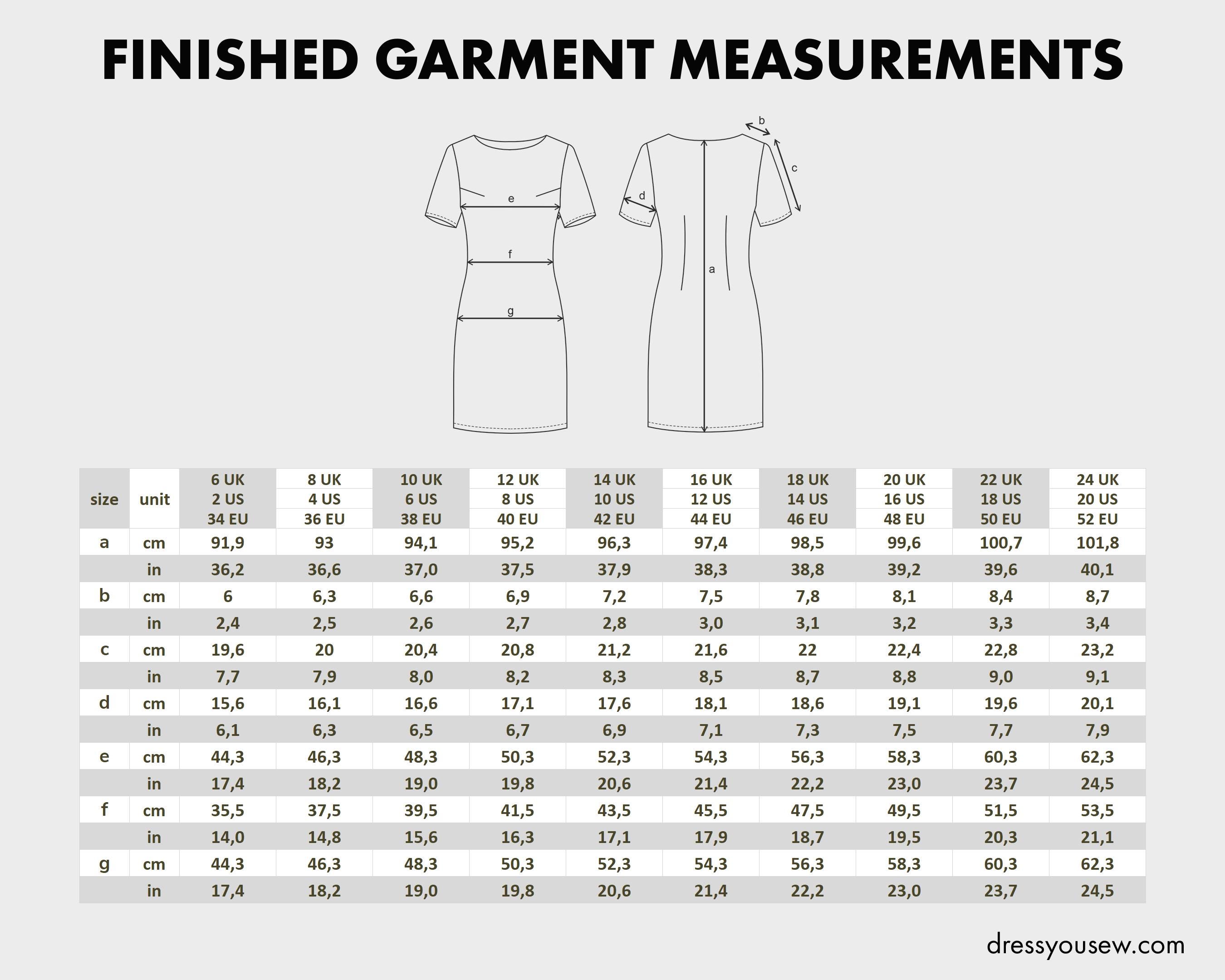Dress Pattern, Sewing Digital PDF Pattern, Sizes UK6-24, EU 34-52, US2 ...