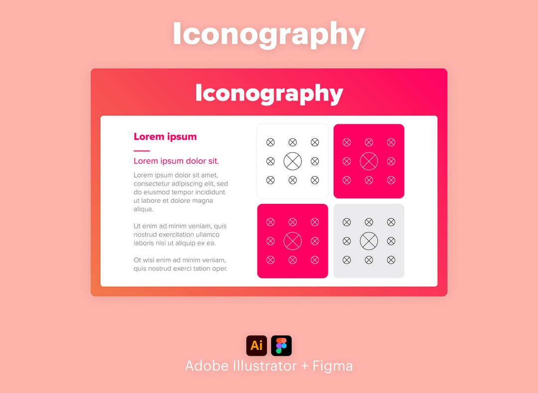 Iconography Template: AI & Figma Files - Etsy UK