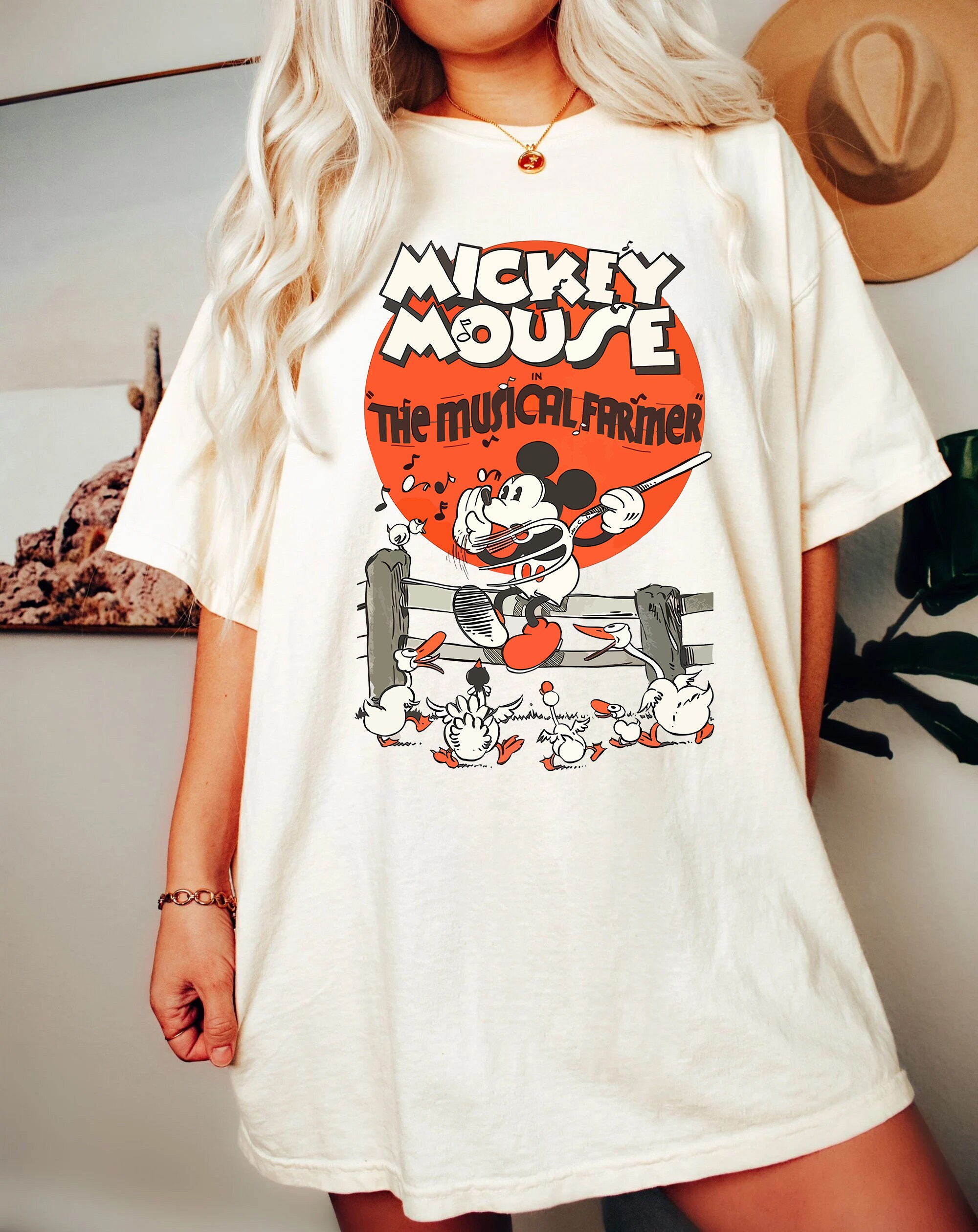 Retro Disney Mickey Moses the Musical Farmer Cartoon 1928 - Etsy